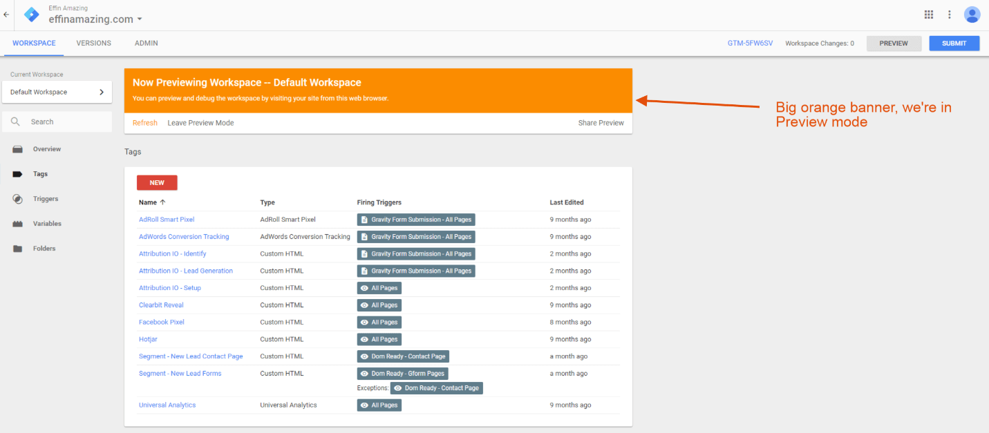 Google Analytics Implementation through Google Tag Manager - McGaw